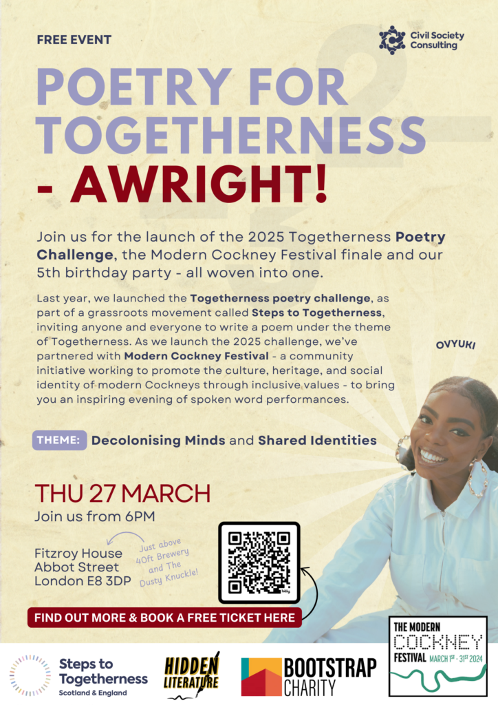 Poetry Challenge & Open Mic in London – Join the Togetherness Movement ...